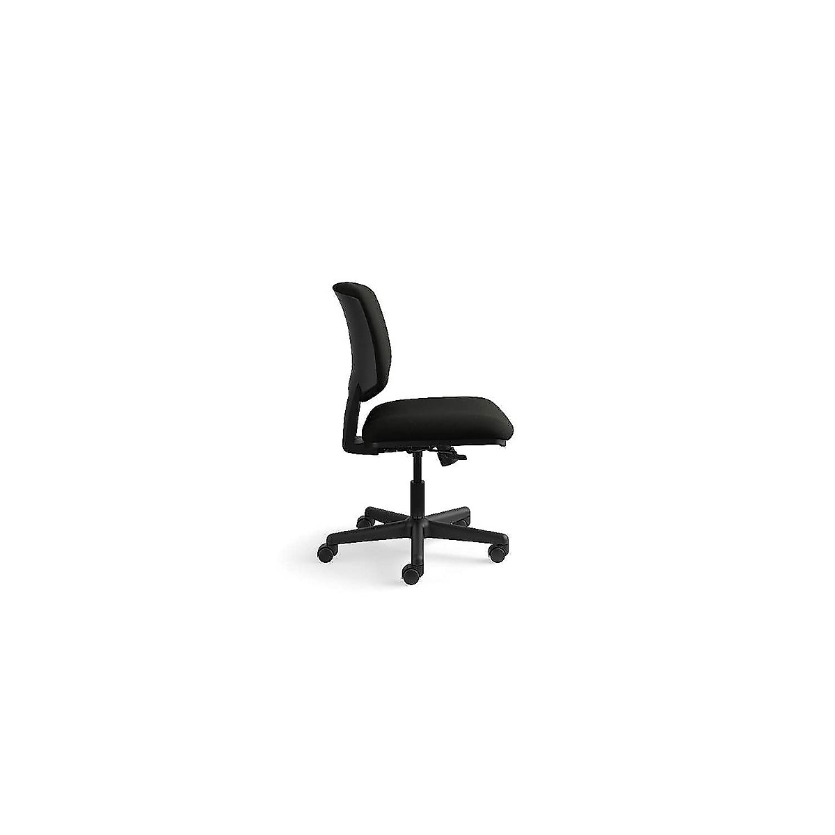 Volt Series Task Chair with Synchro-Tilt, Black Leather