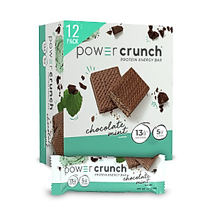 Power Crunch Protein Wafer Bars, Peanut Butter Crème, 1.4 Ounce & Protein Wafer Bars, Chocolate Mint, 1.4 Ounce & Protein Wafer Bars, Peanut Butter Fudge, 1.4 Ounce