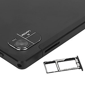 Smart Call Tablet, Dual Camera and Speakers US Plug 100‑240V Portable 1920x1200 Resolution Tablet 10.1in for Studying for Android11 for Working for Kids (Black)