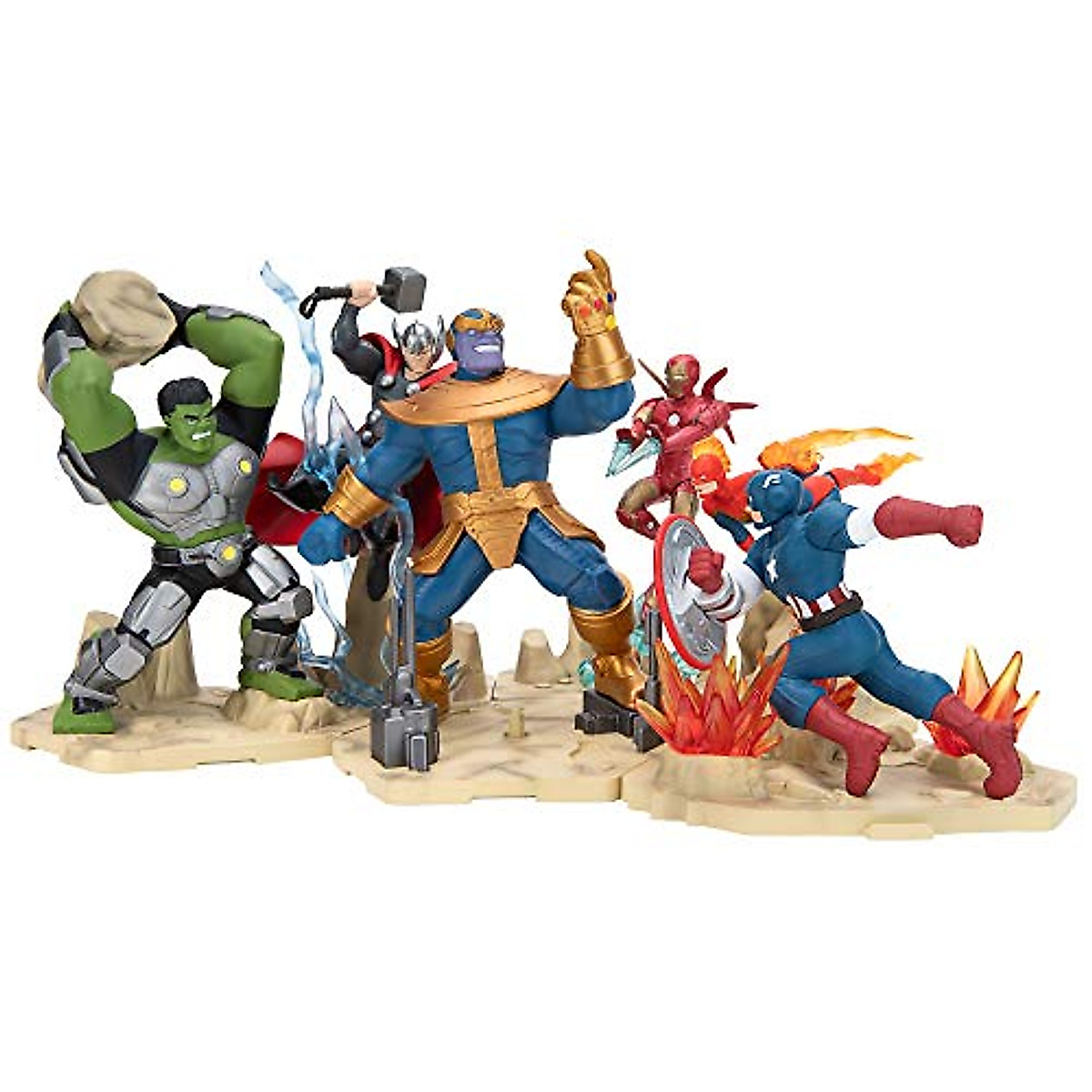 Zoteki Avengers Series 1-4” Thor Collectible - Inspired by ‘Infinity’ - Collect Them All: Fan Favorite Characters Iron Man, Hulk, Captain America, Captain Marvel, Thanos, Mystery Chase Variant