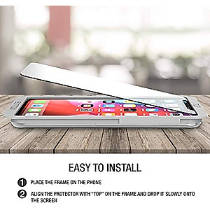 XDesign Glass Screen Protector Designed for Apple iPhone 11 Pro Max/iPhone XS MAX (3-Pack) Tempered Glass with Touch Accurate and Impact Absorb+Easy Installation Tray [Fit with Most Cases] - 3 Pack