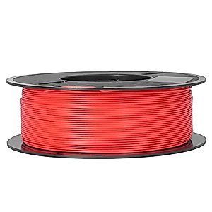1.75mm PLA Filament, 1kg Smokeless Bubble Good Adhesion 3D Printer Filament for Printing(Red)