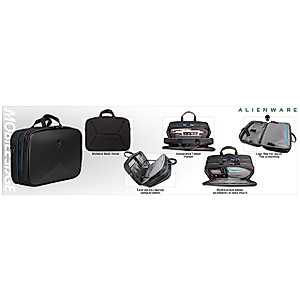 Alienware 15" Vindicator 2.0 Gaming Laptop Backpack, Black (AWV15BP-2.0)