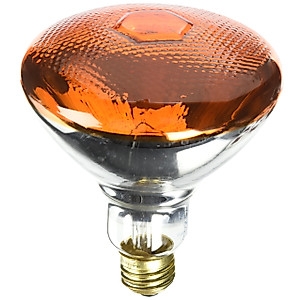 Westinghouse Amber 0441100, 100 Watt, 120 Volt Incandescent BR38 Light Bulb-2000 Hours, 1 Count (Pack of 1)