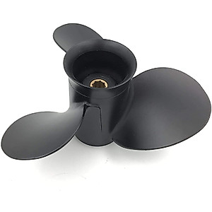 Ayaksmi Jason Marine OEM Grade 9 x 9 Aluminum Outboard Propeller fit Mercury Engines 9.9-15HP, Hub Kits Installed, Ref No.48-828156A12, 8 Spline Tooth, RH