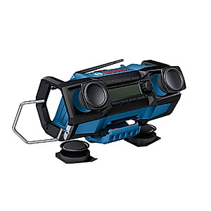 BOSCH GPB18V-2CN 18V Compact Jobsite Radio with Bluetooth® 5.0 , Black