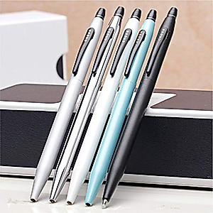 Engraved - Cross Click Ballpoint Pen - Personalized with Your Name (Midnight Blue)