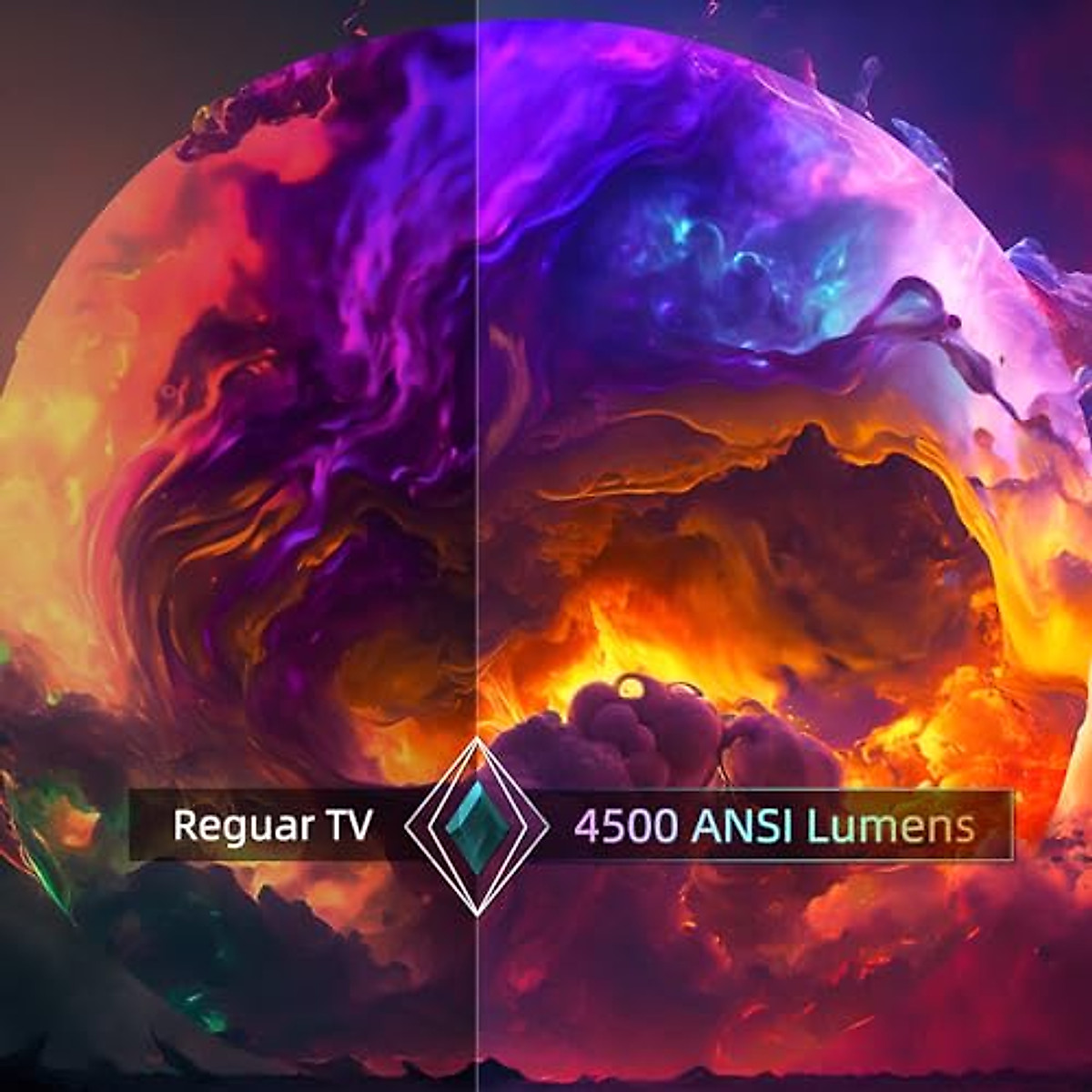 Formovie X5 4K Laser Projector ALPD Portable Home Theater Projector 2450 Lumens Series (without Fire TV Stick 4K Max)