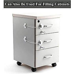 Urban August Adhesive Magnetic Lock – Childproofing & Baby Safety Durable, Heat Resistance, Easy to Install with Heavy Duty 3M Adhesive Tape, Best for Cabinets, Drawers, Doors & refrigerators (Black)