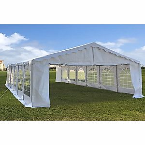 DELTA 40'x20' Budget PVC Party Tent,Tents for Parties, Carpas para Fiestas,Large Wedding Tent,Outdoor Event Canopy,with Waterproof Top Cover,Removable Window Walls,Commercial/Residential Use