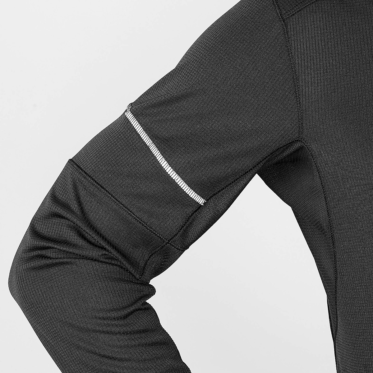 Salomon Men's Agile Long Sleeve Tee, Black, X-Small