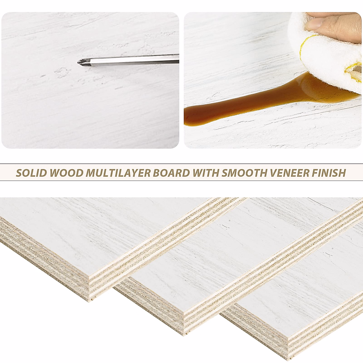 Bixiaomei Floating TV Unit, 79'' Wall Mounted TV Cabinet, Floating Shelves with Door, Modern Entertainment Media Console Center Large Storage TV Bench for Living Room & Office (78.74IN, Grey White)