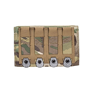 Tactical Molle Admin Pouch, Small Organizer Pocket for Tactical Vest/EDC Gun Belt/MOLLE Platform (Multicam)