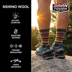 Darn Tough Vermont Merino Wool Boot Socks Full Cushion Moss Heather LG (US 10-11.5)