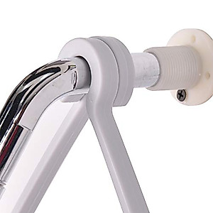 R FLORY Colorful 2 Layers Caddy Detachable Plastic Holder Bathroom Easy Dry Bathing Shelf Shower Head Hanging Holder Rack Wall Mount Bathroom Room Saver Container (Blue)