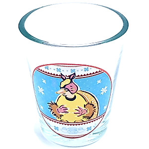 Friends The Television Series Set Of Four Shot Glasses! Featuring The Holiday Armadillo, The Thanksgiving Turkey, Central Perk Logo And Infamous Picture Frame! Fiends TV Show Inspired Glassware Set!