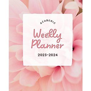 ACADEMIC WEEKLY PLANNER: 2023 -2024 Organizer Paperback 9.25x7.5 inches