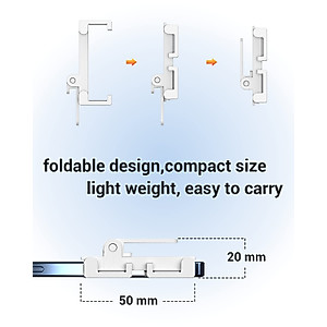 Fumuxry Continuity Camera Mount for MacBook Air, Pro Compatible with iPhone XR/XS/ 11/12/ 13/14 Series, iPhone Camera Mount for iOS 16 & macOS Ventura