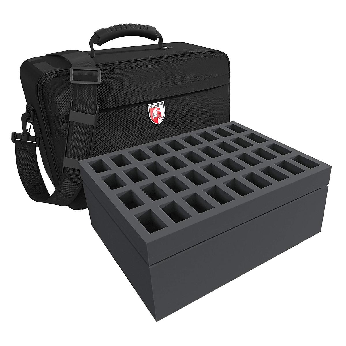 Feldherr Maxi Large Tanks and 72 Infantry Figure Case