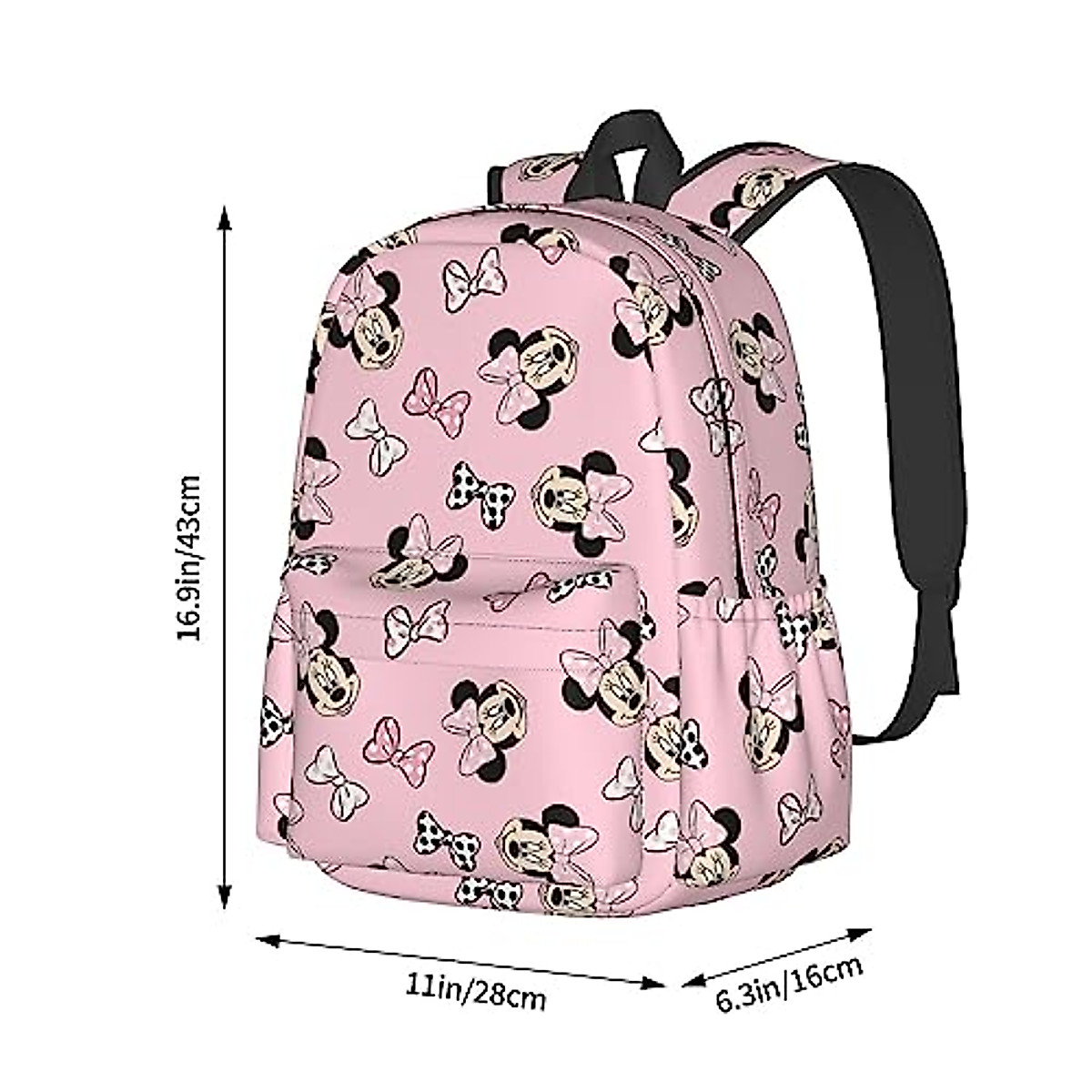 SSNDFVY Large Capacity Cute Anime Cartoon Adult Travel Backpack For Men Women Notebook Laptop Bags Hiking Camping Work -S20