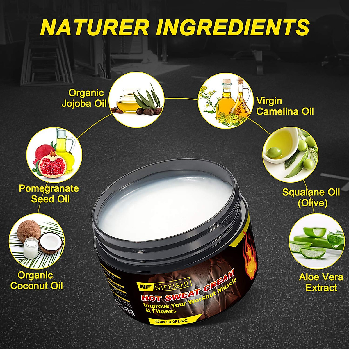 Hot Cream, Fat Burning Cream for Belly, Cellulite Firming & Slimming Cream for Men and Women, Weight Loss Slimming Workout Enhancer, Cellulite Treatment for Thighs, Legs, Abdomen, Arms and Buttocks