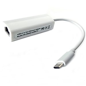 USB-C to Ethernet Adapter,Type-C to RJ45 LAN 10 100 Network Wired Adapter Compatible with Nintendo Switch Wii Wii U MacBook Surface Notebook PC Windows XP Vista Mac/Linux ASIX AX88772 Chipset