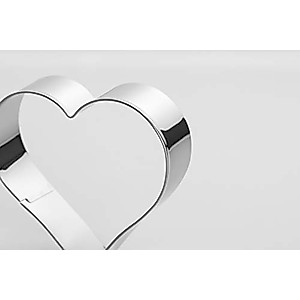Heart Cookie Cutter Set-6 Pieces in Gratuated Size-Stainless Steel