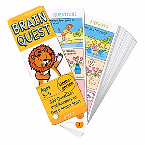 Brain Quest Kindergarten Q&A Cards, Revised 4th Edition: 300 Questions and Answers to Get a Smart Start (Brain Quest Decks)