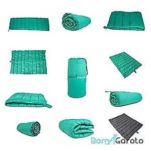 BomGaroto Portable Pet Mat - 46.5 x 33 Inch Cat and Dog Mat for Crate Bed, Dog Cage, Fireside or Camping! Waterproof Dog Beds for Medium Dogs and Small Dogs. Large Dog Bed with Storage Carry Bag