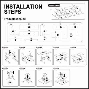 3 Pcs 3 Tiers Retail Table Display Stand Wooden Corner Display Rack Portable Shelf Rack for Retail Table Top, Counter Top, Craft Shows, Farmers Market, Trade Shows Small Products Display (Black)