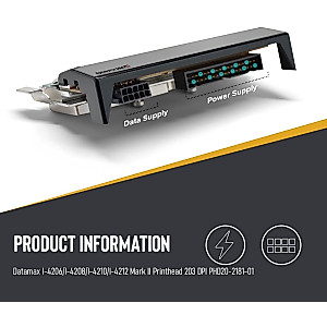 Compatible Datamax PHD20-2181-01 Print Head Compatible for I-Class Printers I-4206 I-4208 | 203 DPI Resolution