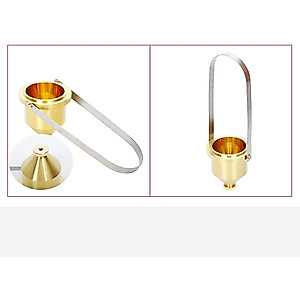 ERLUN Viscosity Cup, Cup Viscosity Cup Dip Type 40ml Stainless Steel Viscometer Flow Cup for Paint Finishes Oil Dye Sauce Honey