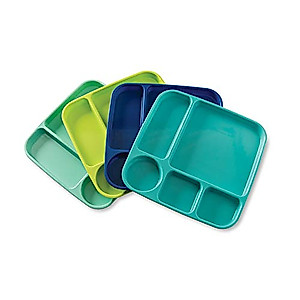 Nordic Ware Meal Trays, Set of 4, Coastal Colors