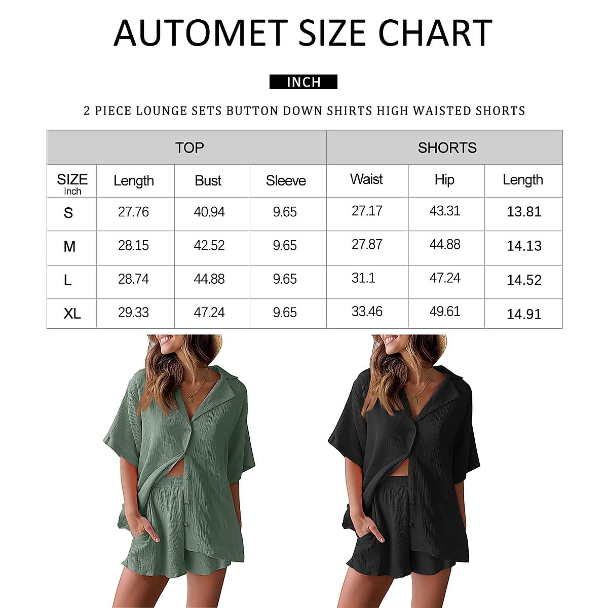 AUTOMET 2 Piece Sets For Women Lounge Wear Matching Two Piece Pajama Fashion Oversized Shirts And Shorts Spring Outfit 2025 Pink02 M