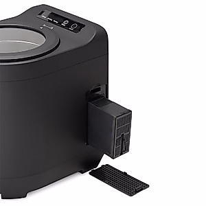 Luma Electric Kitchen Composter, 2.5L Capacity Odorless Countertop Compost Bin with Lid Clear-View Window, Smart Trash Can for Food Disposal, Turn Food Waste into Nutrient-Rich Plant Food