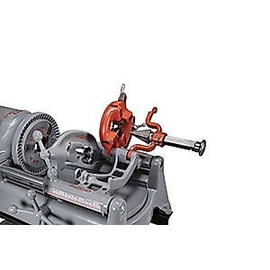 RIDGID® 535 V1 Pipe Threading Machine with Universal Cart 811A Die Heads Alloy Steel Dies and 70830 Dark Oil (Renewed)