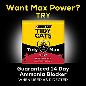 Purina Tidy Cats Clumping Cat Litter, 24/7 Performance, Clay Cat Litter, Recyclable Box - (Pack of 3) 13.33 lb. Bags