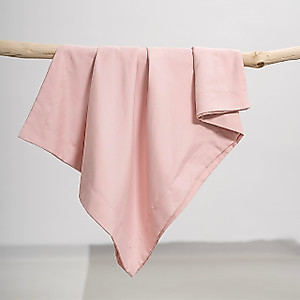 Mohap 1 Duvet Cover with 2 Pillow Shams Full Size for All Seasons - 3 Piece Home Bedding Comforter Cover with Zipper Closure - Ultra Soft Double Brushed Microfiber, 80 X 90 Inches - Pink