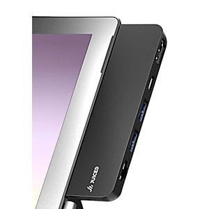 Juiced Systems ZipHUB PRO | Surface Pro 7 Multiport Adapter | USB-A 10 Gbps | Gigabit Ethernet | USB-C Data (10Gbps)