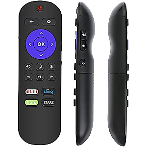 Remote Control Fit for All Sharp Roku TV LC-32LB591U LC-32LB481U LC-43LB481C LC-43LB481U LC-43LBU591U LC-43LB601U LC-50LB601U LC-50LBU591U LC-55LBU591U LC-65LBU591U