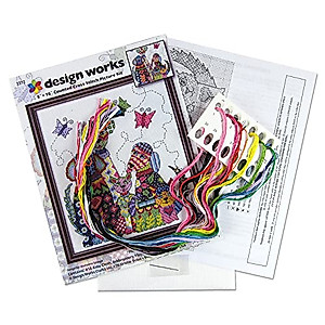 Design Works Crafts Patchwork Dogs Counted Cross Stitch Kit, Various