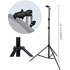 Kate 8ft Collapsible Background Stand Kit for Pop Up Backdrops Tripod Frame with Clamp for Chroma Key Green Screens, Foldable Reflectors Photography Lighting Stand
