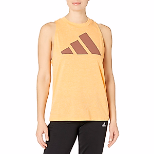 adidas womens Win 2.0 Tank Hazy Orange Melange X-Small