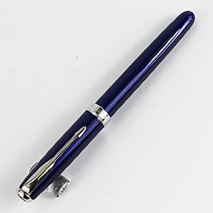 Casual Elegant Jinhao Blue Rollerball Pen with Silver Clip