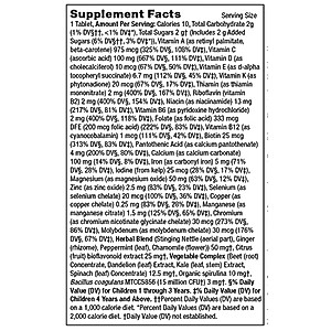 Rainbow Light Multivitamin for Kids, Vitamin C, Zinc, & B Complex, Support for Growing Minds & Bodies, Gluten Free, Vegetarian, Fruit Punch, 90 Tablets