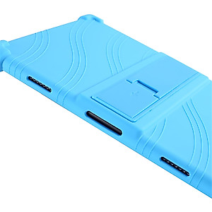 HminSen Case for Teclast P30S/M40 Plus Tablet, Silicone Stand Cover for Teclast P20S/P20HD/P40HD/M40/M40S/M40 PRO, for Blackview Tab 8/8E/Dragon Touch Notepad 102 10 Inch Tablet (Black)