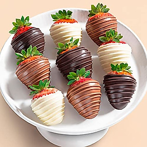 Golden State Fruit 9 Piece Chocolate Covered Strawberries, Berry Bites