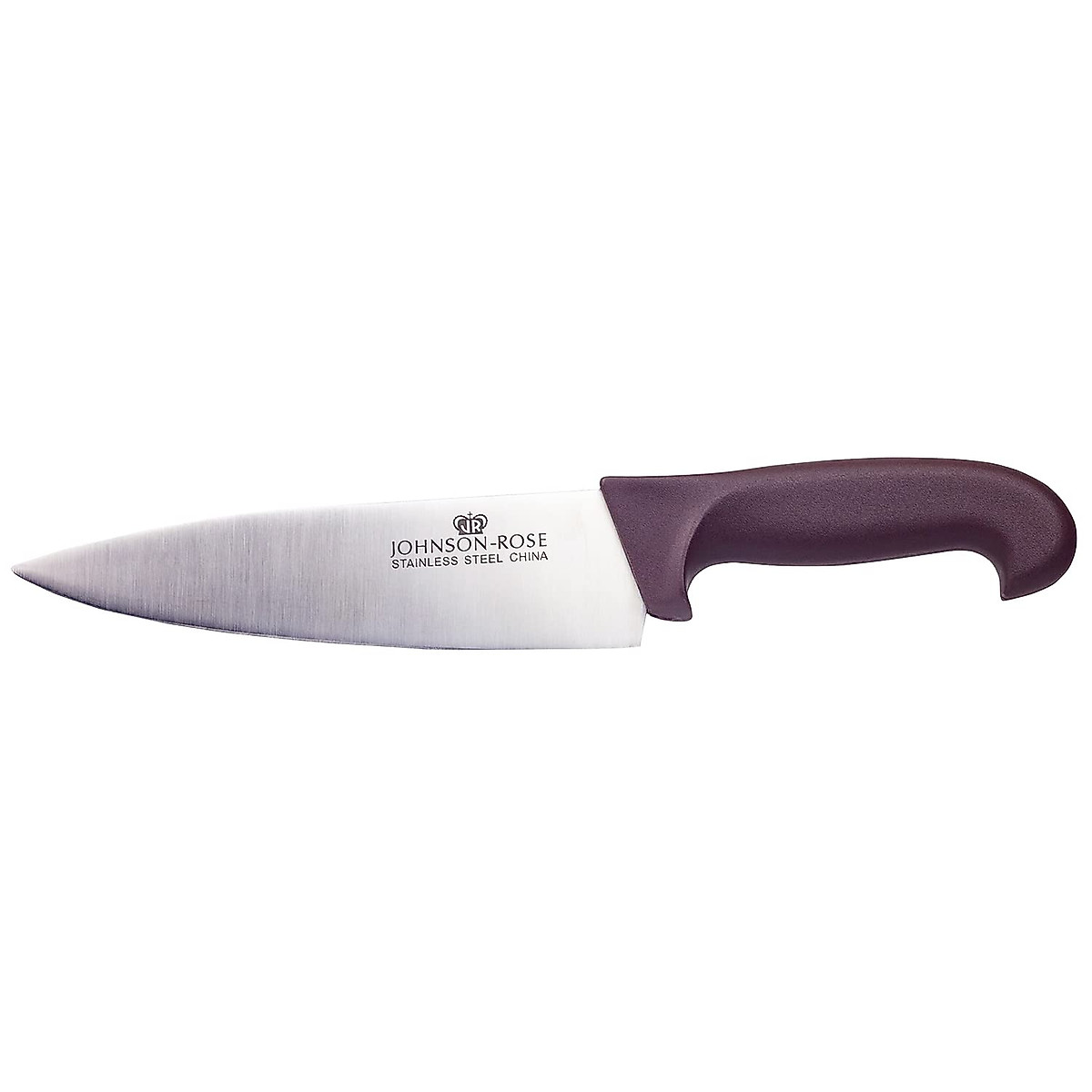 Johnson Rose 25112 Chef's Knife with Stainless Steel 12 Inch Blade and Brown Polypropylene Handle