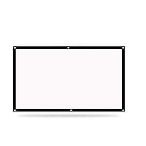 FMOGE Led Projector Screen Portable 16:9 Polyester Outdoor Movie Screen for Travel Home Theater (Size : 150 inch)