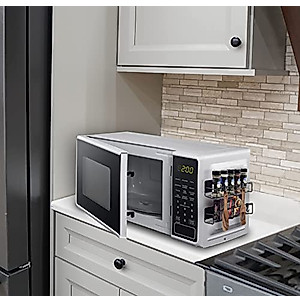 Magnetic Spice Rack, 2 Pack, Magnetic shelves,Home Organization, Home Essentials,Magnetic Fridge Organizer with hooks,Space Saver,Stove Top Shelf,Oven Rack,Fridge Magnet Organizer,Spice Jar Organizer